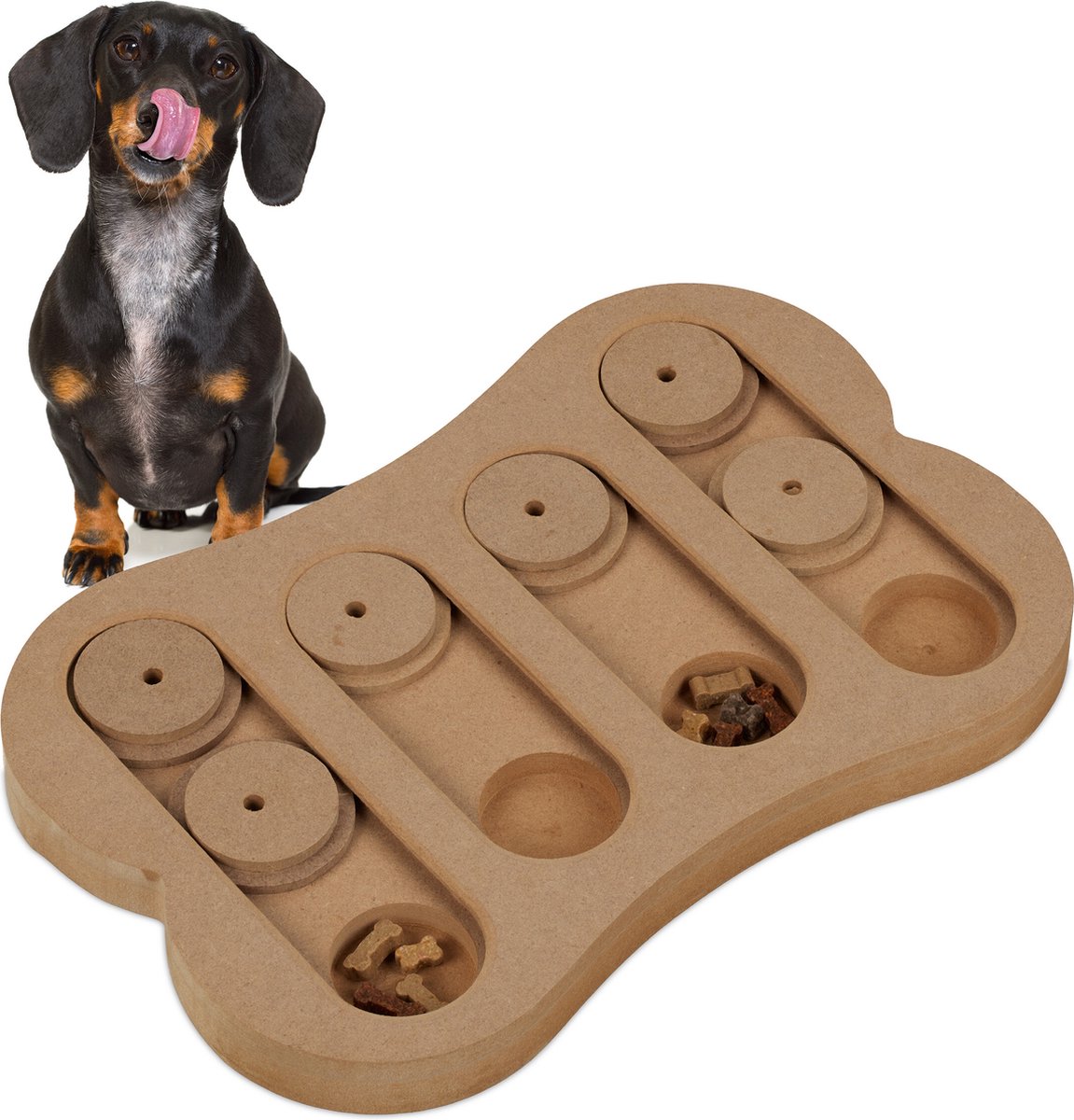 Relaxdays denkspel honden - intelligentiespeelgoed - hondenpuzzel ...