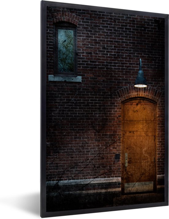 Deur - Muur - Lamp - Architectuur | bol.com