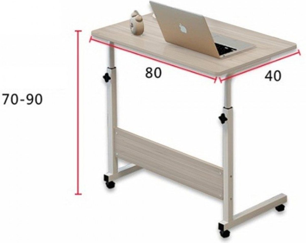 Bijzettafel - Laptop Tafel - Bedtafel - Bureautafel - Computertafel ...