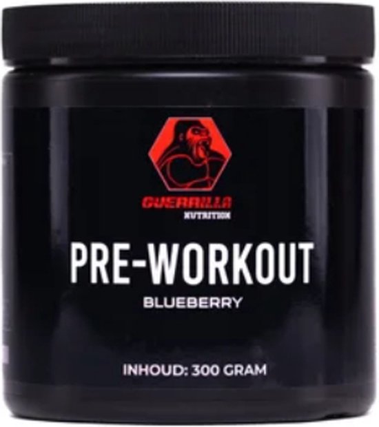 Guerrilla Nutrition - Pre Workout - Blueberry - 300 gram | bol.com