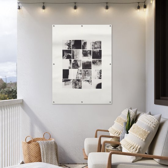 Mozaïek - Abstract - Zwart - Wit | bol.com