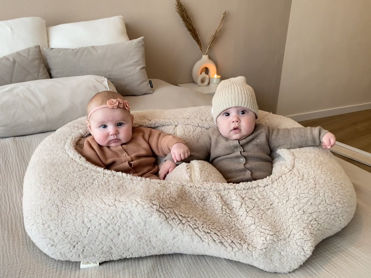 Tweeling teddy nutrale relaxhoes een hoes voor om de tweeling ...