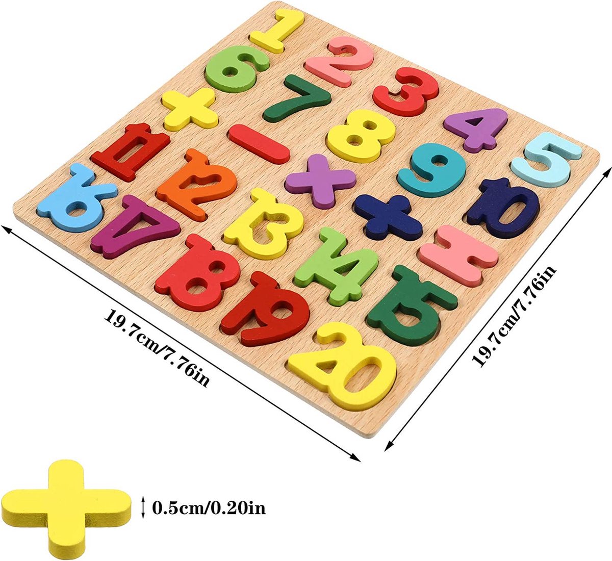 Houten Speelgoed - Alfabet leren - Cijfers - leren tellen - Alfabet ...