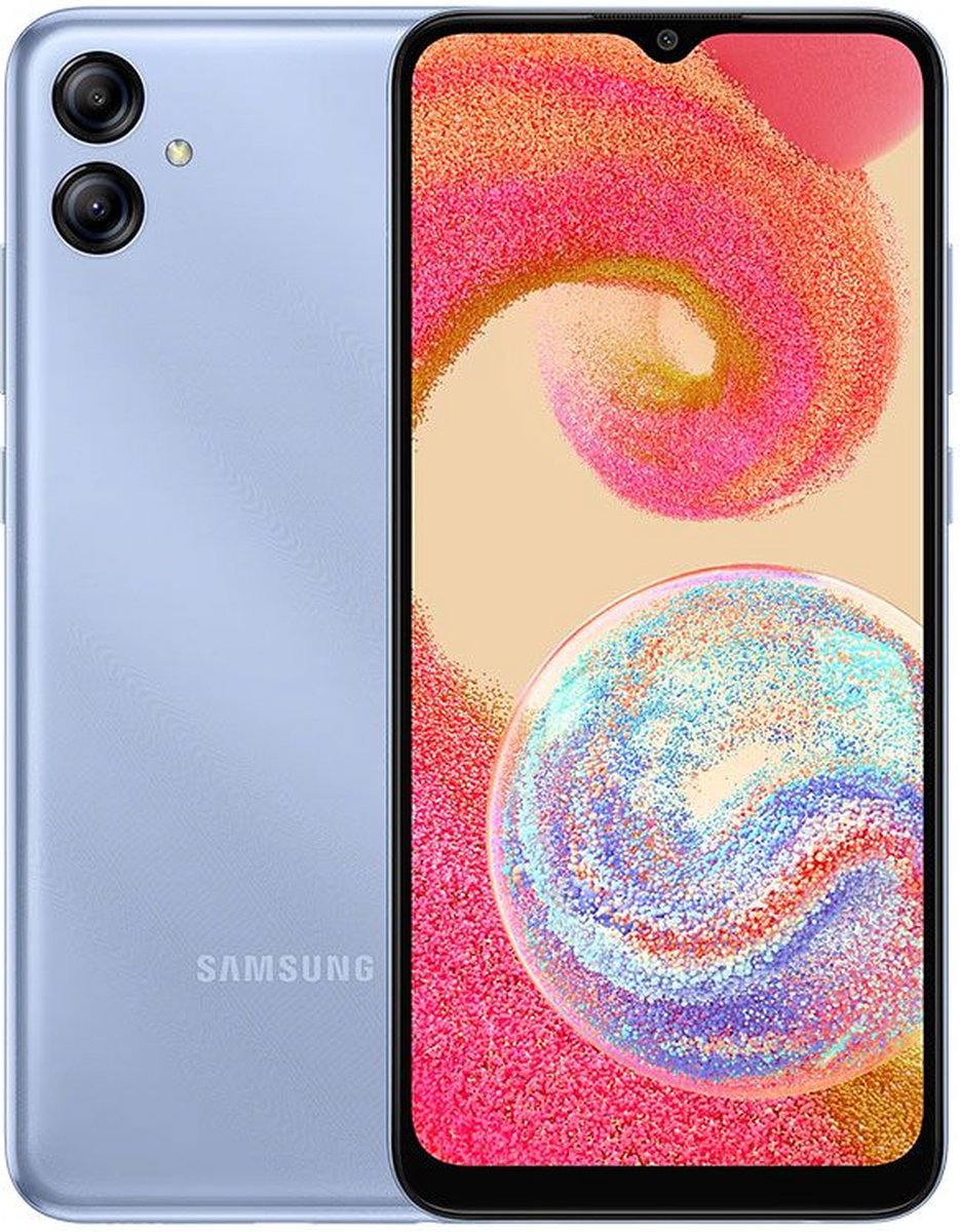 Samsung Galaxy A04e - 3/64GB - Light Blue | bol