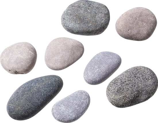 18 Stuks - DIY Keistenen - Schilderbare Steentjes - Natuur Stenen ...