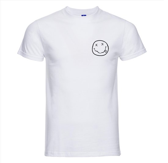 Nirvana T-shirt | Maat S | Shirt print | Logo | Wit | bol