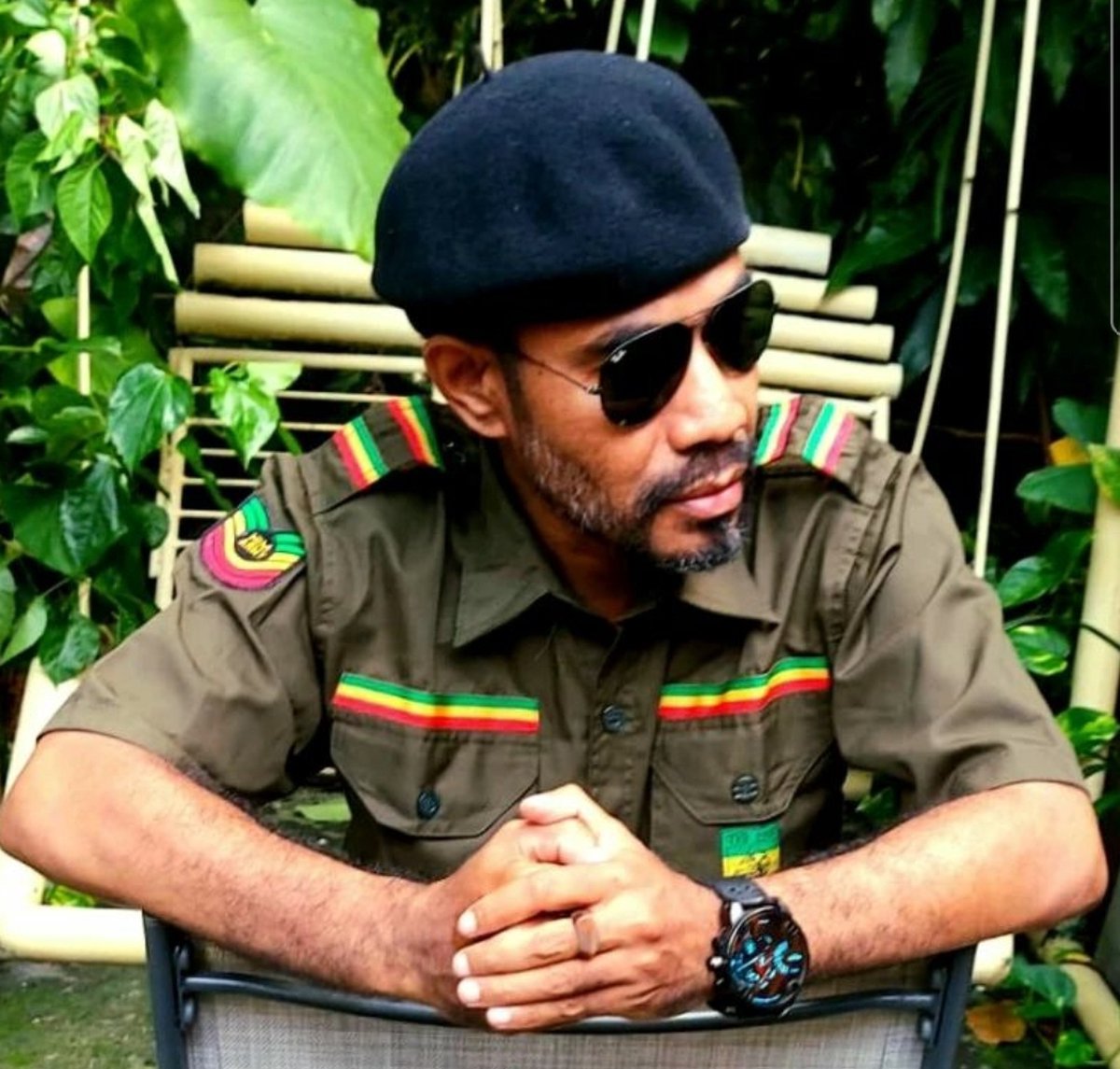 Jah Army Style Shirt Groen - Maat S | bol.com