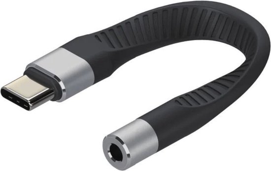 NÖRDIC USBC-DAC - Korte, Platte USB-C naar 3.5mm Audio Jack adapter ...