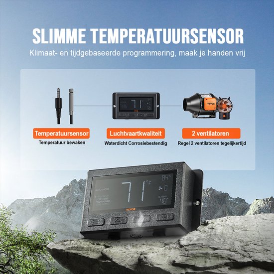 Vevor Buisventilator - Kanaalventilator | bol.com