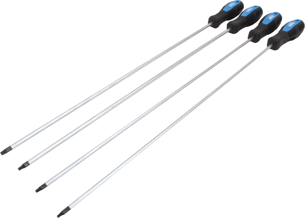 Satra extra lange torx schroevendraaier set 4 dlg schroevendraaierset ...