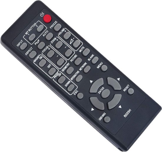 Afstandsbediening geschikt voor de MAXELL MP-JW3501 beamer, vervangt ...