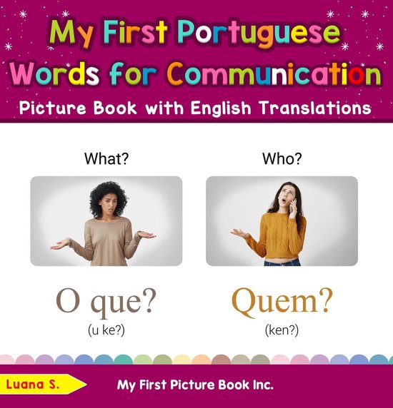 Teach & Learn Basic Portuguese words for Children 18 - My First ...
