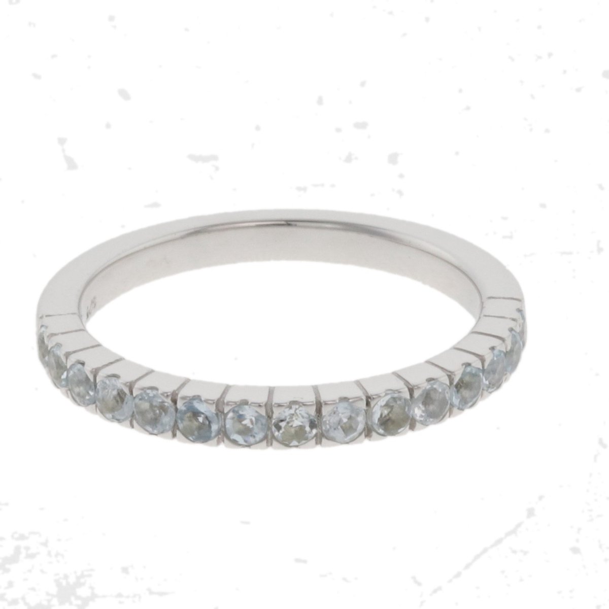 Behave - Ring - Zilver - Met Aquamarijn Steentjes - 925 zilver ...