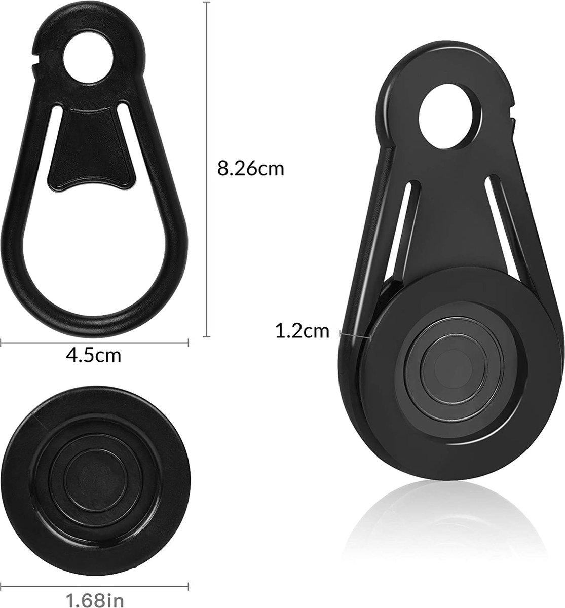 10 Stuks - Grote Beweegbare Zeil Klemmen - Tarp Grijpers, Tarp Clips ...