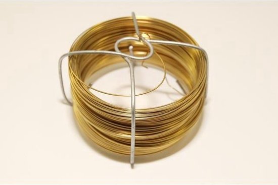 Draad 0.8mm 50m nr.3 messing | bol