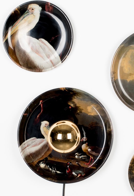 Bold Monkey No Food Here wandlamp (set van 4) birds | bol