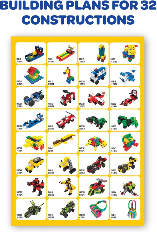 CLICS Bouwboek - 32 IN 1 | bol