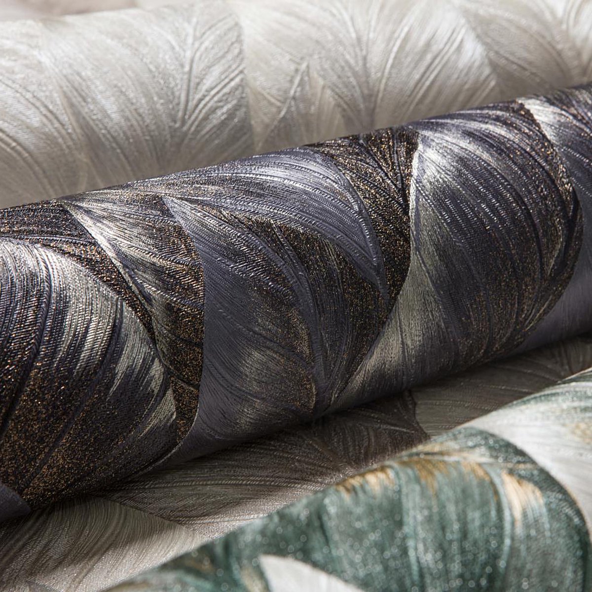 Reliëf behang EDEM 420ST29 vliesbehang hardvinyl warmdruk in reliëf ...