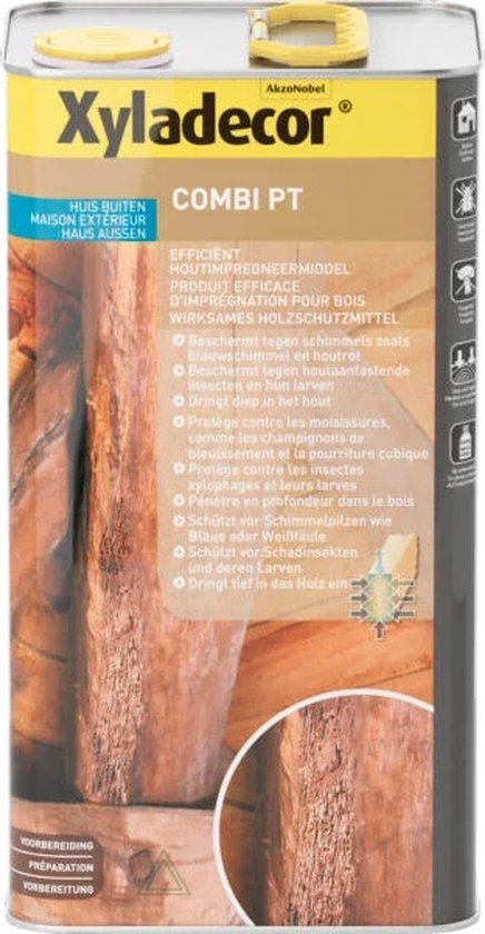 Xyladecor Combi PT - Houtimpregneermiddel - 5L | bol.com