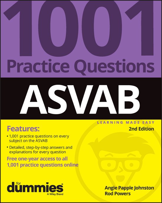 ASVAB: 1001 Practice Questions For Dummies (+ Online Practice ...