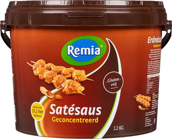Remia Satésaus geconcentreerd - Emmer 12 kilo | bol