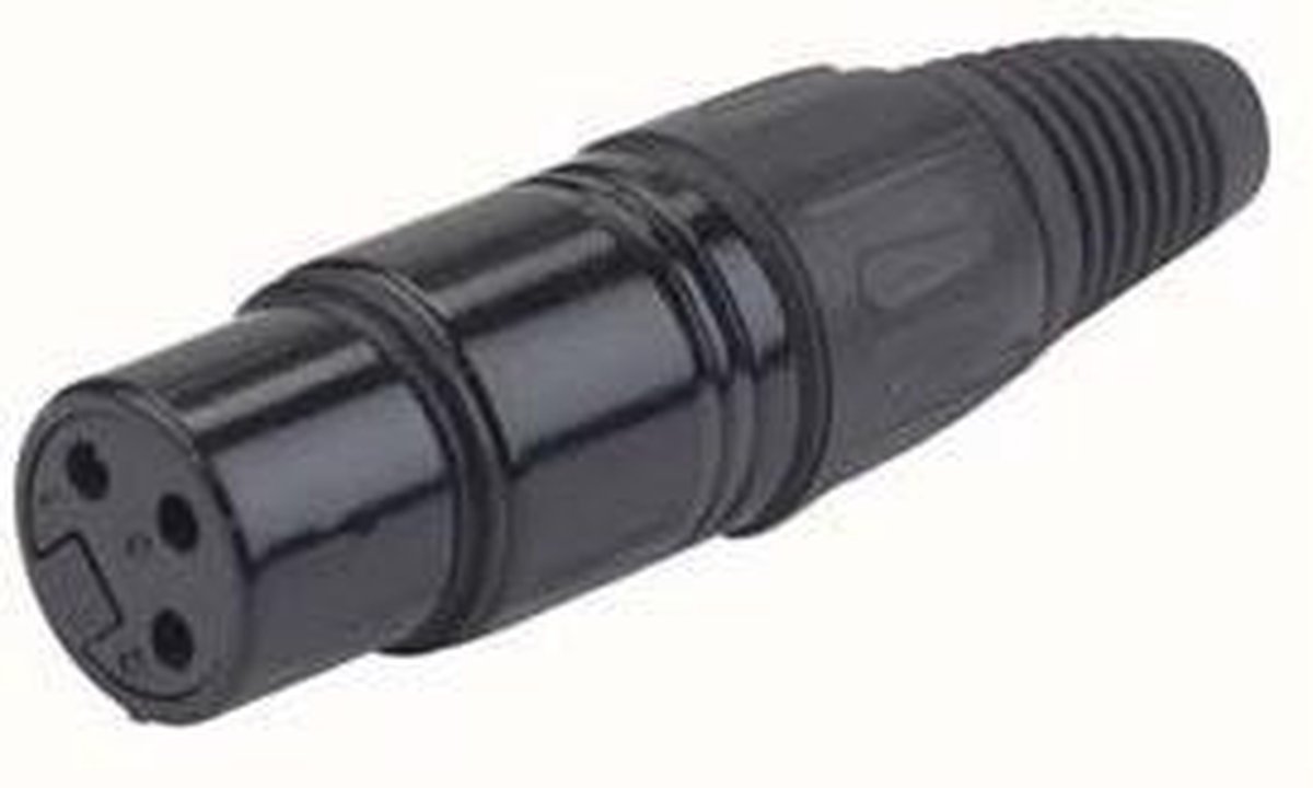 Fiche XLR Femelle 3 broches Zwart | bol.com