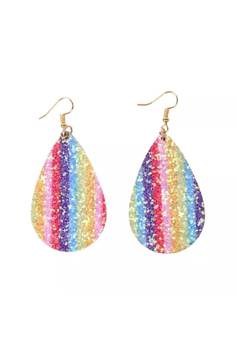 Akyol - Oorhangers - oorhanger -regenboog oorhanger -regenboog oorbel ...