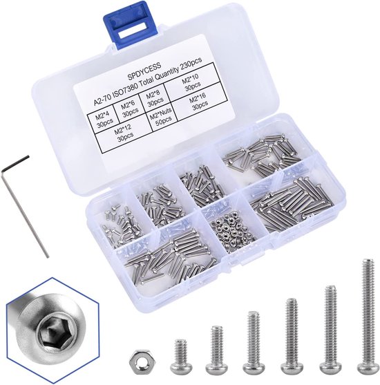 zelftappende schroeven-assortimentset / universal screw assortment box ...