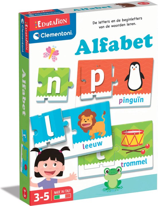 Clementoni - Letters leren - Eerste alfabet - Stukken voor kinderen ...