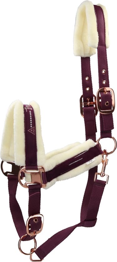 La Valencio Halster Lvquena - Donkerpaars - paard | bol.com