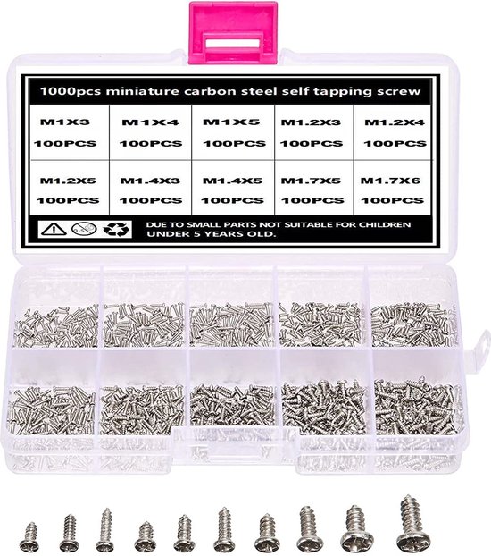 zelftappende schroeven-assortimentset / universal screw assortment box ...