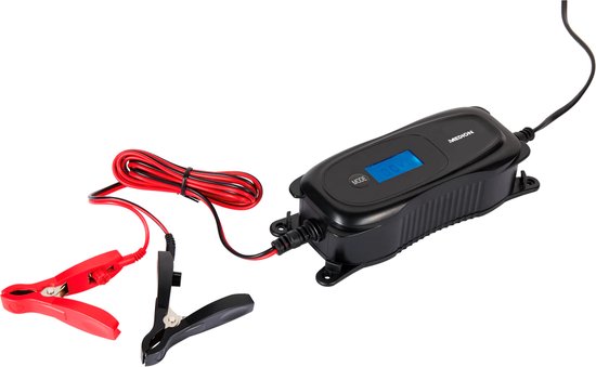 Medion Auto-acculader MD 19787, LC-display, ook voor motorfietsaccu's ...