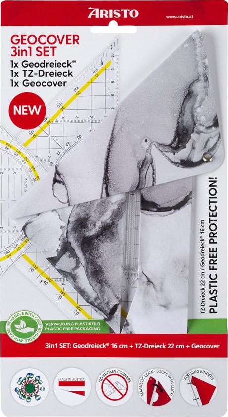 Aristo geocoverset 3in1 - geocover - geodriehoek - tekendriehoek ...