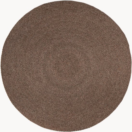Bodilson Vloerkleed Pebble - Rond laagpolig kleed - 60% Wol - 225cm ...