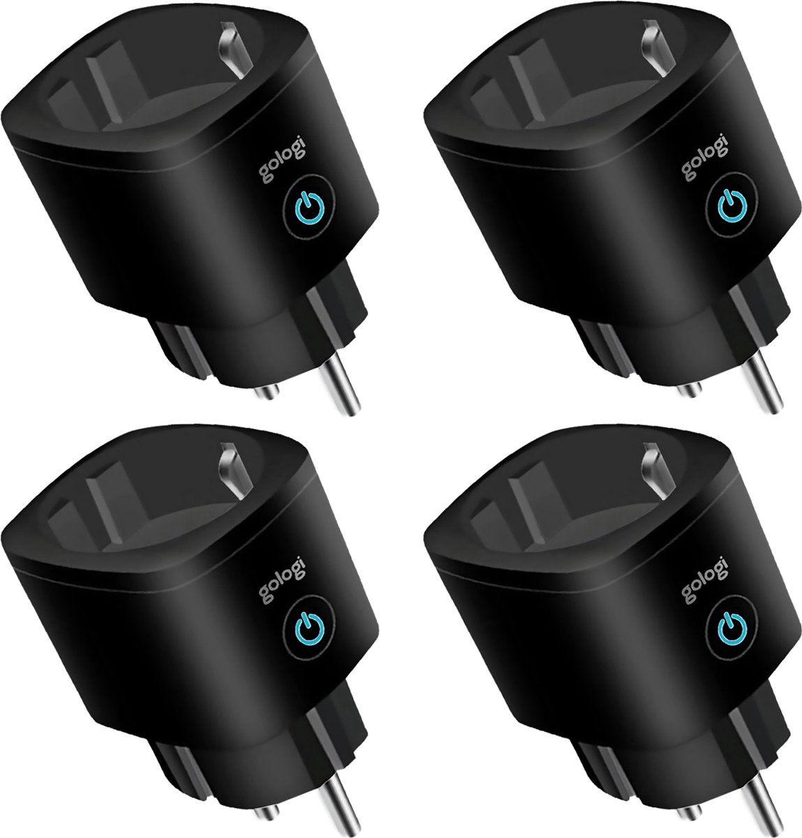 Gologi Slimme stekker - Smart plug - Tijdschakelaar & Energiemeter ...