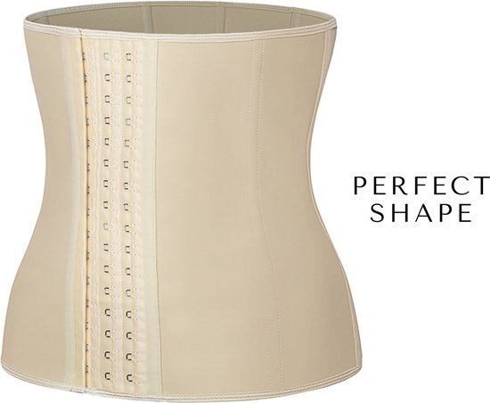 Perfect Shape Waist Trainer Beige | Maat M | Latex Body Shaper voor een ...
