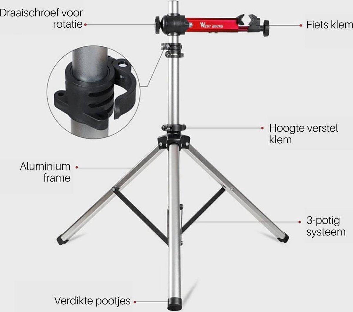Montagestandaard Fiets - Fiets Standaard - Fiets Houder - Fiets ...