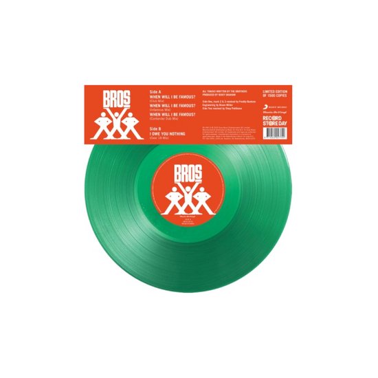 Bros - When Will I Be Famous? (RSD 2023/ Green Vinyl) | 8719262028104 ...