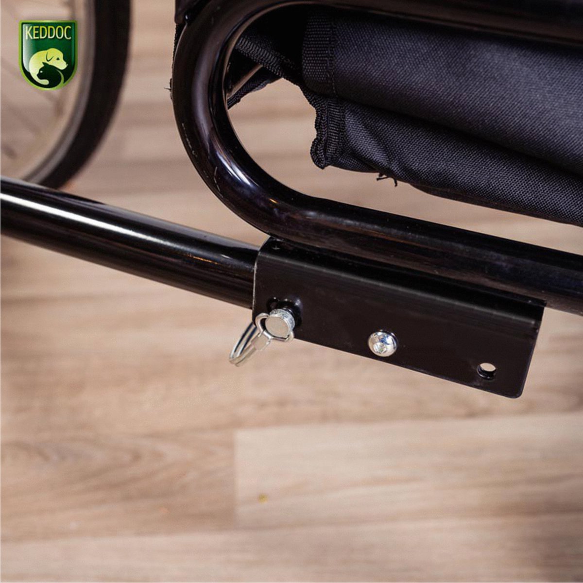 Keddoc Fietskar - Hondenfietskar - 78x75x91 cm Zwart Grijs groot | bol