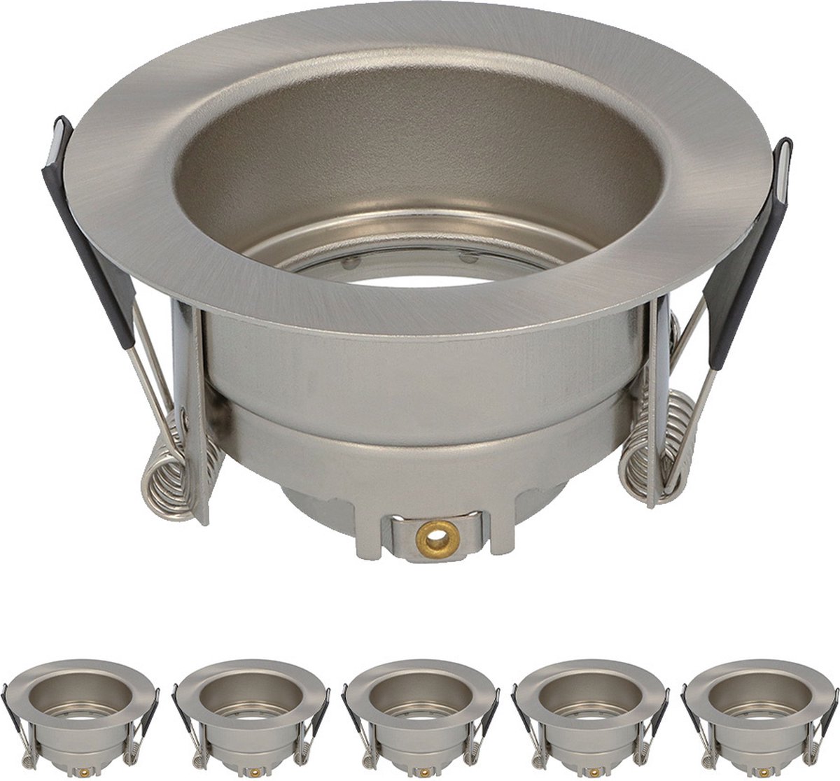 Set van 6 Rio LED inbouwspots - Verzonken armatuur - GU10 fitting ...