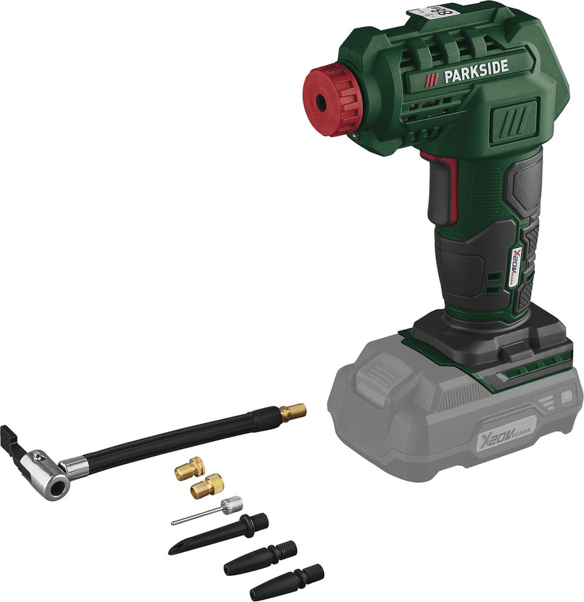 Parkside Accu Compressor - 20V - Exclusief accu en snellader - Voor ...