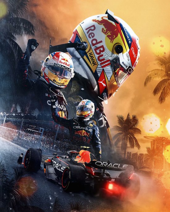 Max Verstappen 2023 - Max Verstappen Poster #14 - 50x70cm - Poster ...