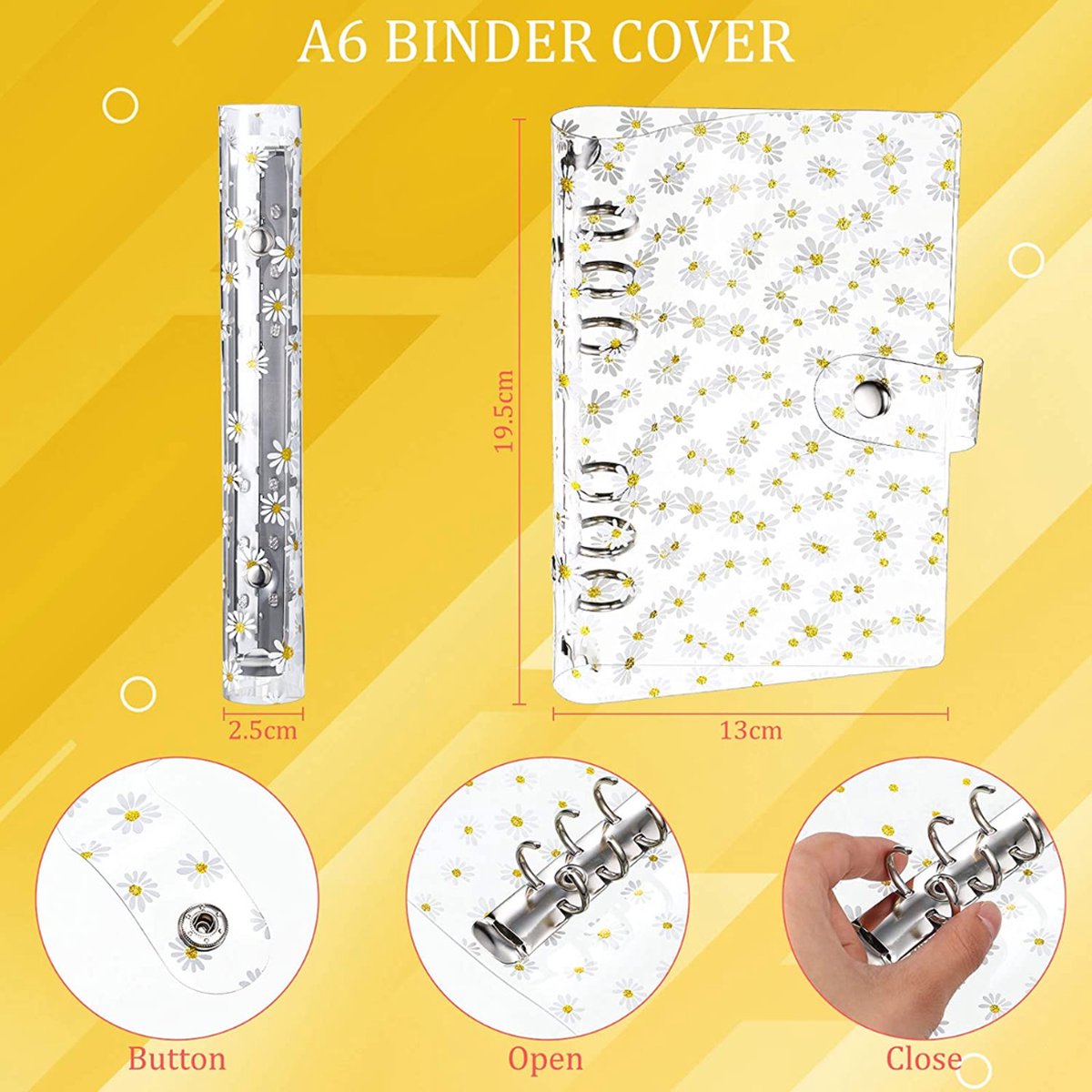 Budget binder - Bloementjes - Set - Portemonnee - Starterskit - Sheets ...