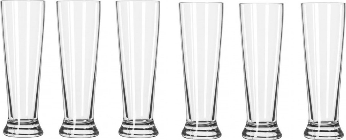 Luxe Bierglazen set 6 stuks - 30cl - Bierglas - Bier - Glas - 300 ml - Pils -... | bol.com