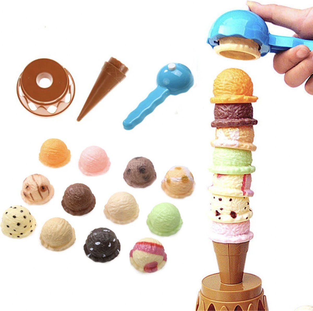 Kinderijs Speelgoed - IJsjes - Rollenspel - Eet Speelgoed - Plastic ...