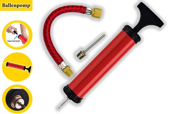 Ballenpomp voor het Oppompen van Bal Inclusief Naald – 24cm | Balpomp ...