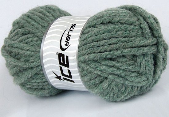 WOL-GAREN-DARK WATERGREEN 75163-ICE YARNS-PER 2 STUKS-BREIEN EN HAKEN ...