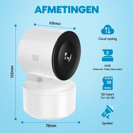 Babyfoon - Babyfoon Met Camera - Baby Camera - Lens 1080p HD - Tuya ...