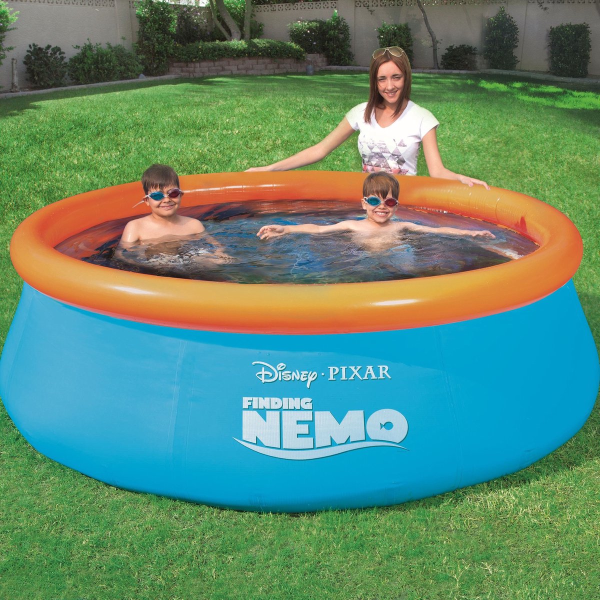 Piscine pour enfants 3D ø213cm DISNEY FINDING NEMO 3D PADDLING POOL ...