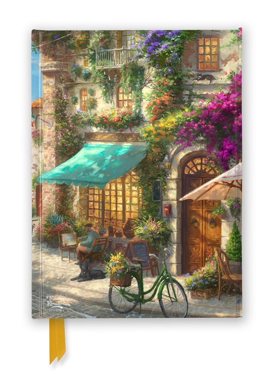 Flame Tree Notebooks- Thomas Kinkade Studios: Italian Café (Foiled ...